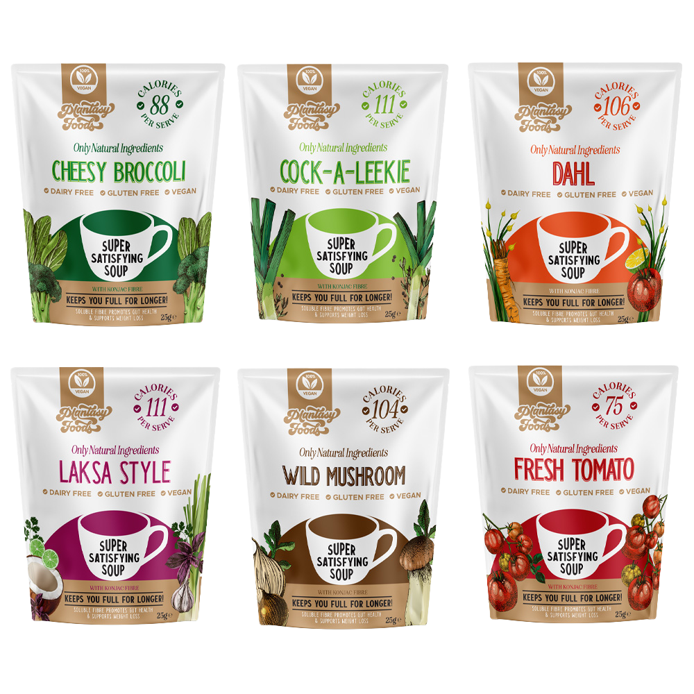 Plantasy Foods Cuppa Soup Combo Pack (6 Flavours x 25g) – Real Good ...